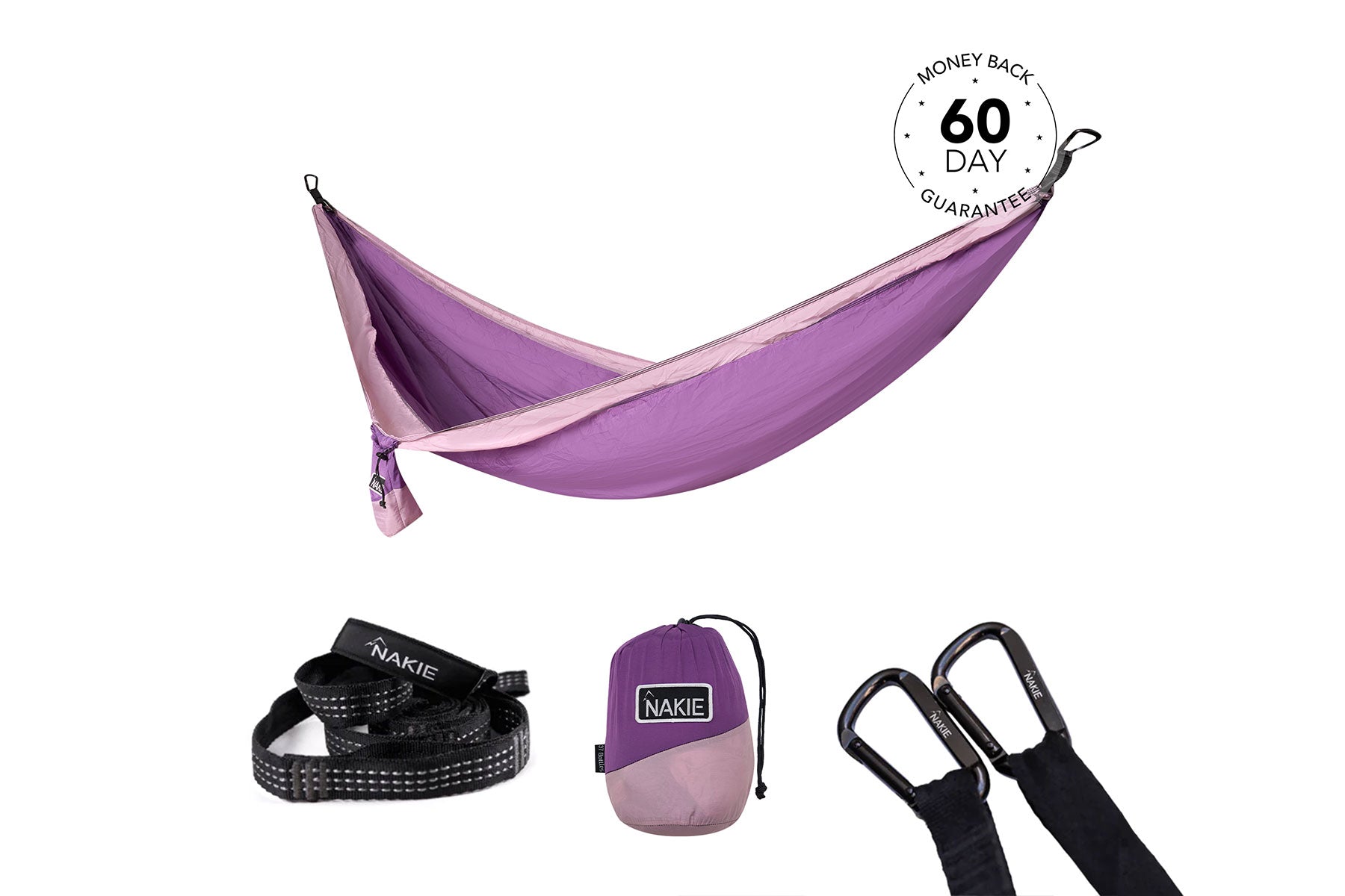 Mulberry Purple - Recycled Hammock with Straps | Made From 100% ...